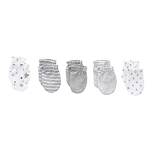 Kiddiezoom Baby Boys' 10-Piece Cap and Mitten Bundle Baby Hats and Mittens Baby Gloves
