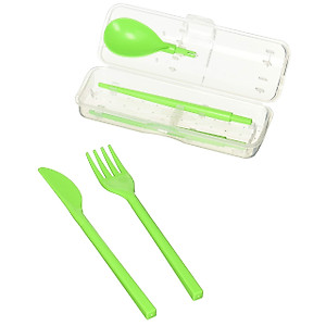 Sistema To Go Collection 4 Piece Cutlery Set, Assorted Colors(2pk)