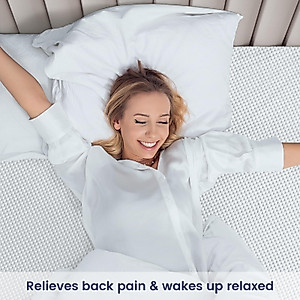 BedStory 3 Inch Memory Foam Mattress Topper Full Size,Firm Mattress Topper for Back Pain & Support,Special Cool Feeling Material Cover,Bed Topper with 2-Layer Ventilated Design,CertiPUR-US Certified