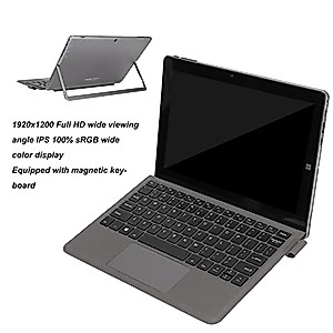 20 Pro 10.5 Inch Tablet, IPS 19201280 Detachable Laptop with Quad Core, 8GB DDR4 RAM, 128GB SSD, Magnetic Keyboard, Celeron N4120, Win 11, Internal Battery