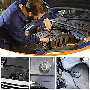 GOOACC 100PCS 7mm 8mm 10mm Compatible with Subaru Push Type Retainer Fasteners Rivets Clips OEM Upgrade for 90914-0007, 90913-0067 & 90914-0051 + Bonus Fastener Remover