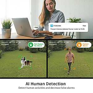 FOSCAM 4MP Outdoor Security WiFi Camera, 4X Optical Zoom PT Surveillance Dome Camera, Supports 2.4G/5G Dual-Band WiFi Connection, 66ft Night Vision, IK10, MicroSD Recording (128GB), White(VZ4)