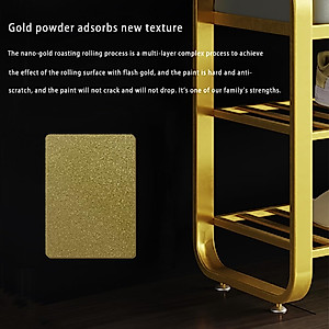 BUZUEY Shoe Bench,entryway Bench with Shoe Storage,Metal Shoe Rack Bench with Cushion Padded seat,Small Shoe Storage Bench for entryway, Hallway,Bedroom (23.6 * 12.5 * 20.4, Golden)