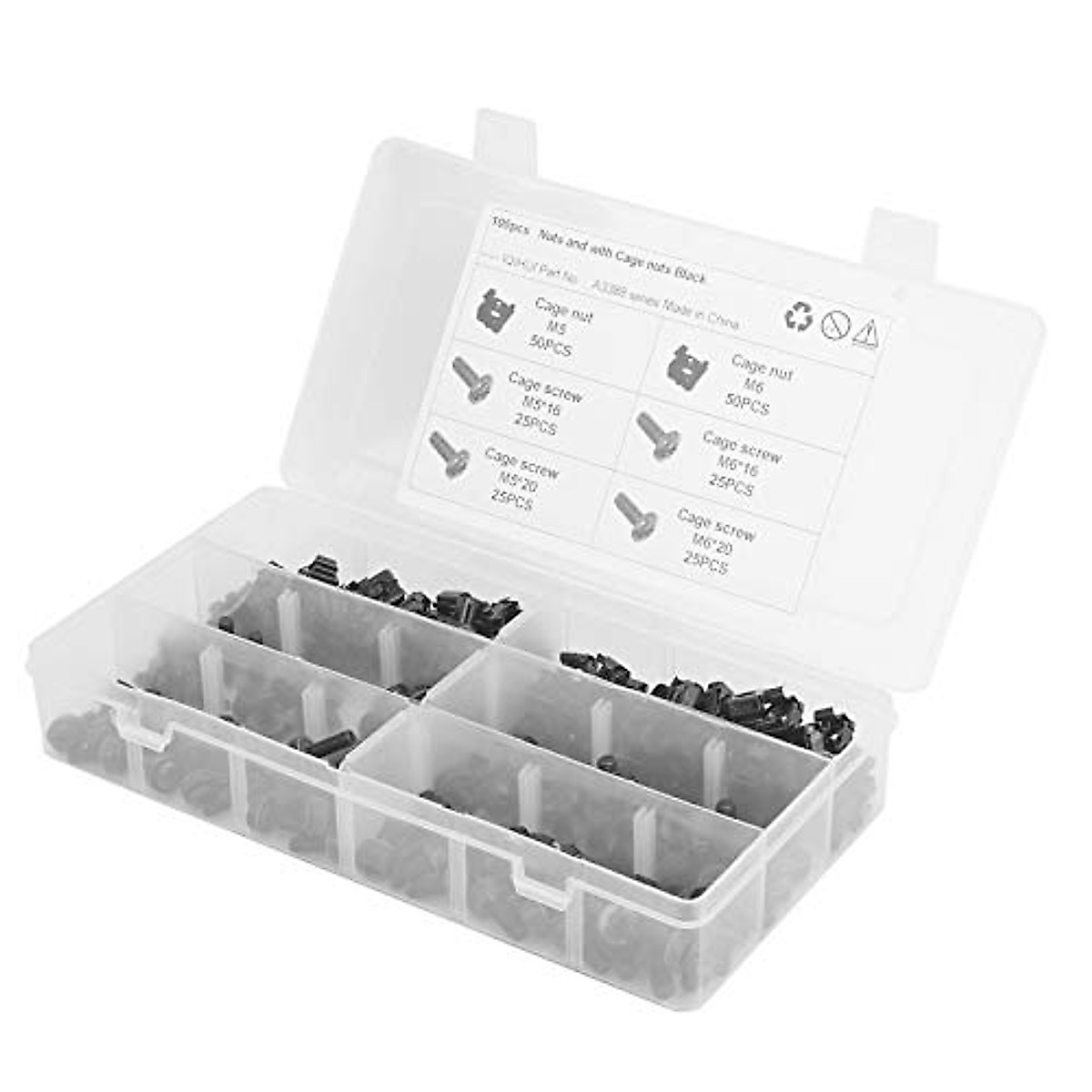 Cage Nuts Dependable Cage Screw Sturdy for Relaxing Riding for Protect Safety for Night Riding for Safe Riding