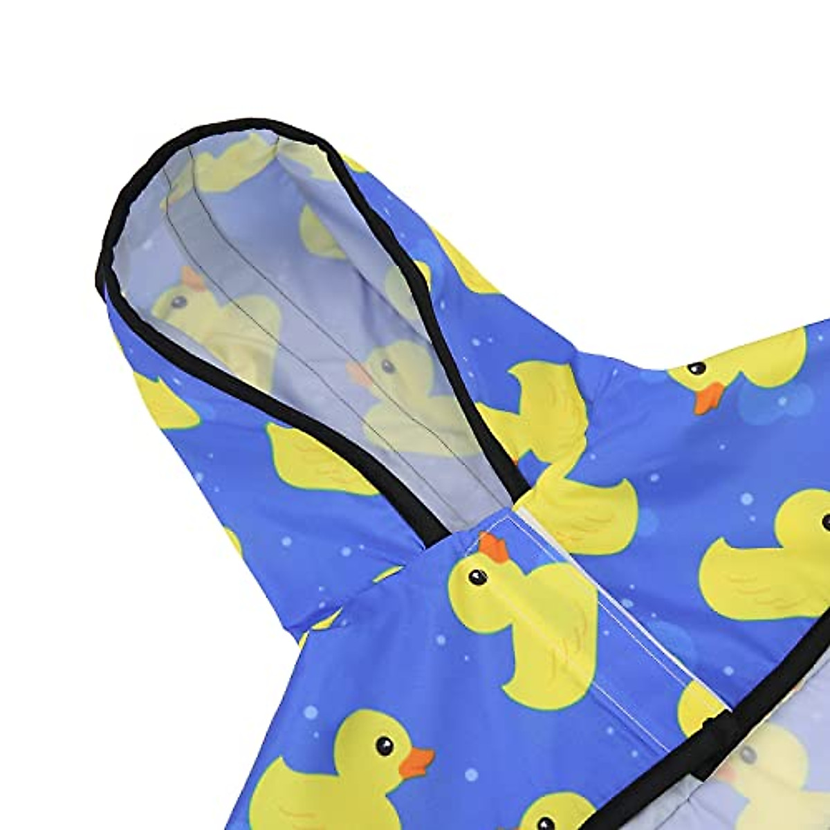 HDE Dog Raincoat Hooded Slicker Poncho for Small to X-Large Dogs and Puppies Rubber Ducks - XL