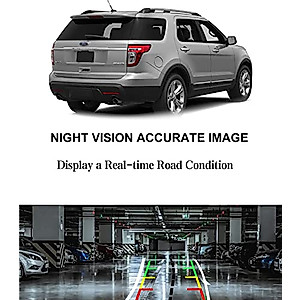 Backup Camera Rear View Camera, Park Assist Camera Compatible with Ford Explorer 2011-2015, Reverse Cameras Replaces Number EB5Z-19G490-A, DB5Z-19G490-A