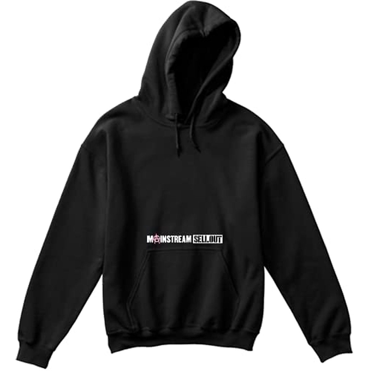 Machine Gun Kelly Men's Standard MGK Mainstream Sellout Cover Unisex Hoodie, Black, Medium