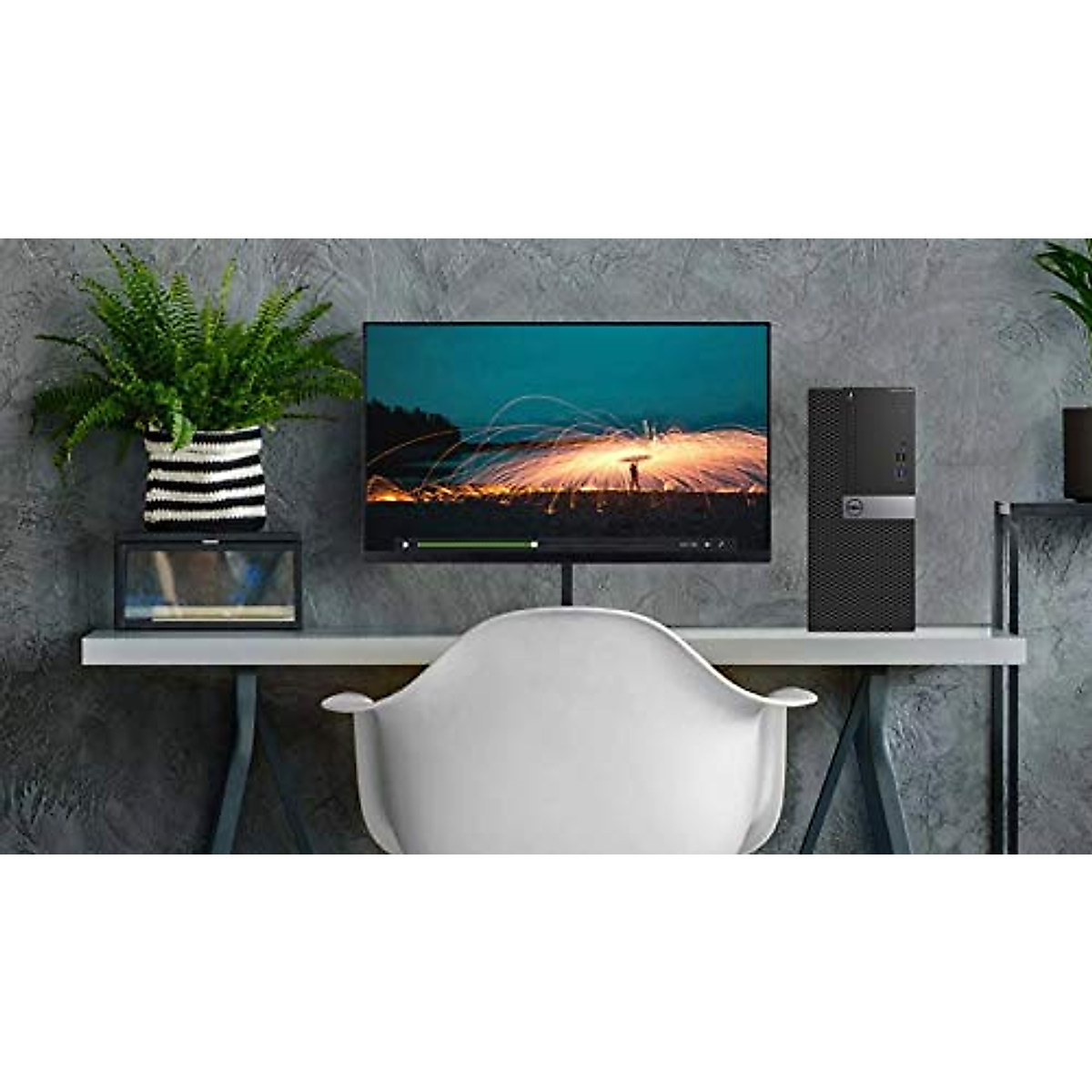 Dell Optiplex 7040 Mini-Tower Desktop PC, Intel Quad-Core i7-6700 4.0 GHz, 8GB RAM, 256GB NVMe SSD, HD Graphics 530 4K, DisplayPort, HDMI, AC Wi-Fi, Bluetooth - Windows 10 Pro (Renewed)