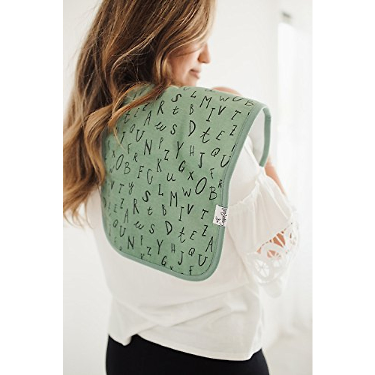 Copper Pearl Baby Burp Cloth Large 21''x10'' Size Premium Absorbent Triple Layer 3-Pack Gift Set “Chip Set