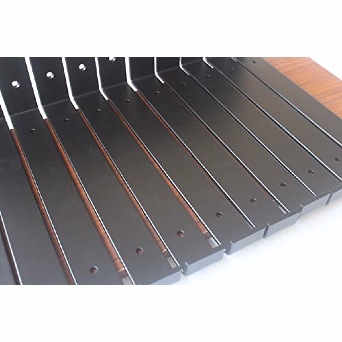 8 Pack - 11.25"L x 6"H x 1.5"W J Lip Shelf Bracket Rustic Industrial Farmhouse Iron Metal Wall Floating Shelf Bracket Metal Shelf Bracket, Industrial Shelf Bracket Shelf Supports with Screws