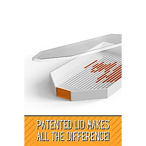 Bead Organizer Used for Diamond Painting Storage Tray with Lid and Funnel Insert, Large Art Bead Storage Container for Diamond Dot, Rhinestones, or Beads