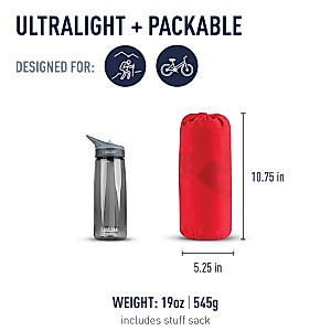 Sea to Summit Ultralight Self-Inflating Foam Sleeping Pad for Backpacking and Camping, Women's Regular (67 x 21 x 1 inches)