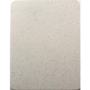 Cutting Board, Solid Surface, Corian, HI-MACS, Straton, etc. Size 12" X 16" X 1/2" White Speckle