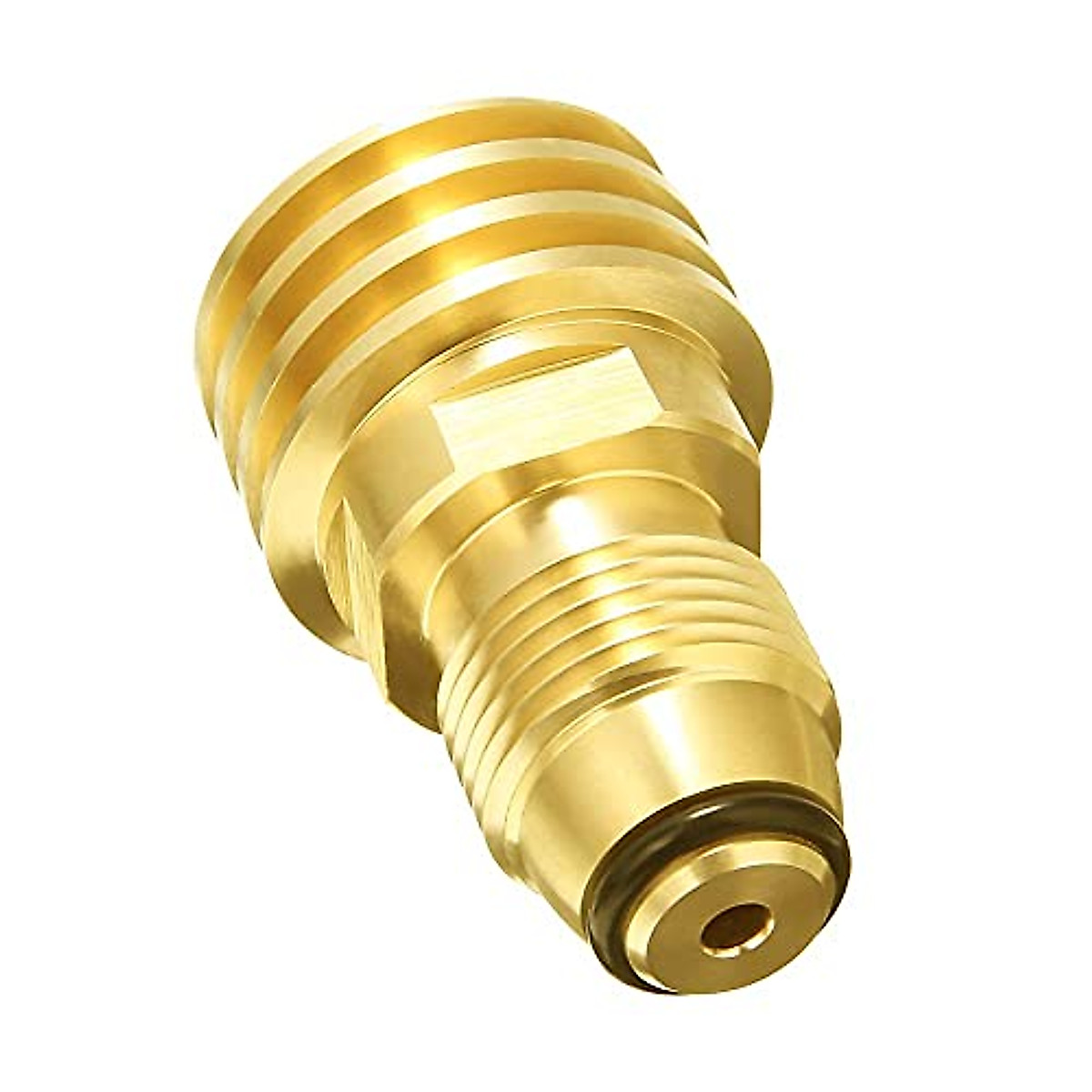 Joywayus Propane Tank Adapters Converts LP Tank POL Service Valve to QCC1 Brass Solid Universal Fit (Type 1)