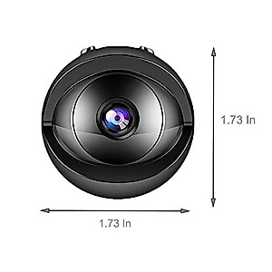 onlyliua Mini WiFi Camera, Built in Battery Wireless Hd 1080p Home Security Cameras with Smart Night Vision and Motion Detection, Support 2.4g WiFi