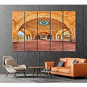 Historic Pittsburgh Train Station USA Canvas Print 1 Panel / 36x24 inches