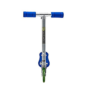 Curve ACTSCOT-488CV-BLU Kids Scooter W/Light Up Wheel and Plastic Deck, Easy Fold-N-Carry Design, Ultra-Lightweight, Portable Folding Design Comfortable & Safe Durable & Easy to Ride, Blue