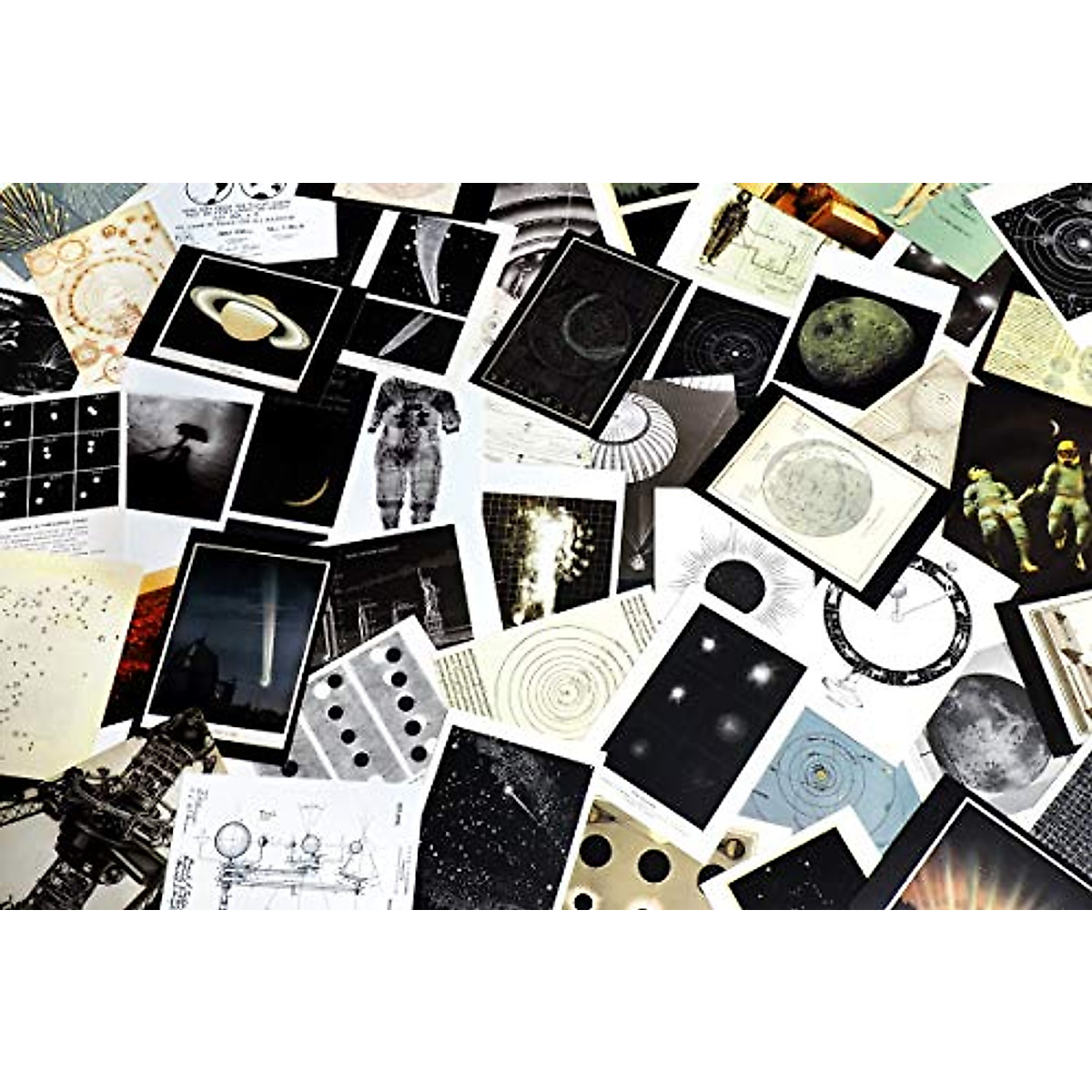 The Night Sky: Fifty Postcards (50 designs; archival images, NASA ephemera, photographs, and more in a gold foil stamped keepsake box;)