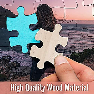 Custom Puzzles from Photos Custom Puzzle 200 Pieces,ATOOZ Personalized Puzzle Custom Jigsaw Puzzle for Adults Custom Your Own Puzzle from Photos Family,Holidays,Wedding Gift