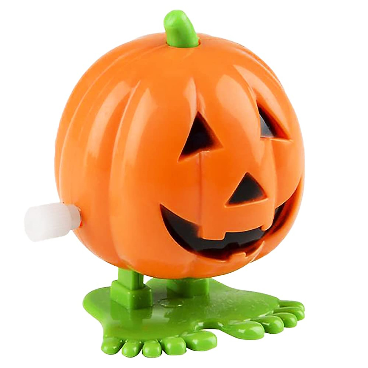 The Dreidel Company Halloween Pumpkin Wind-Up Toys, Birthday Party Favors, Novelty Toys for Boys and Girls, 2" Inches (3-Pack)
