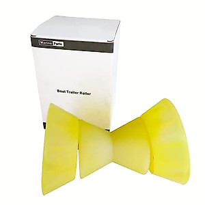 UANOFCN Ultimate 4" X 7" Overall Width Boat Trailer Roller Bow Stop Polyurethane 1/2" Mounting Hole
