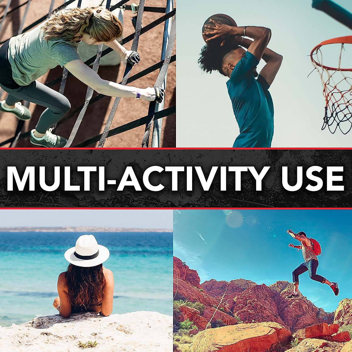 Franklin Sports 90544S75 Spartan Sunglasses 1417 Gry/RD, Gray/Red, One Size