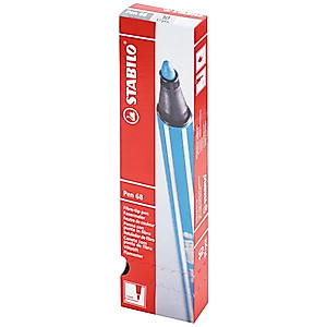 STABILO Premium Fibre-Tip Pen Pen 68 - Pack of 10 - Rust Red
