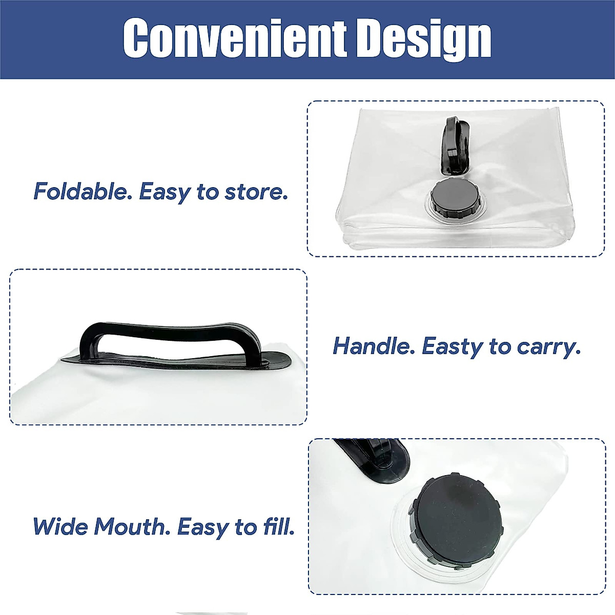 2 Pack Pool Ladder Weights, Heavy Duty Plastic Swimming Pool Step Sand Bag, Anchor Pool Stair Weights for Above Ground Pool Entry Systems, (Sand Not Included)