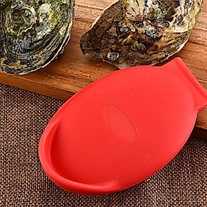 DOITOOL Oyster Shucking Clamp Silicone Oyster Holder Easy Oyster Opener Cooking Mitts Pinch Grips for Shell Hand Guard Opening Tool