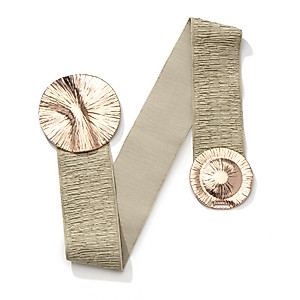 YooAi Womens Belts for Dress Wide Elastic Belt Fashion Stretchy Cinch Belt for Women Dresses Khaki M 28