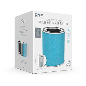 Pure Enrichment® Genuine 4-in-1 True HEPA Replacement Air Filter for the PureZone™ Turbo Air Purifier (PEAIRCYL)