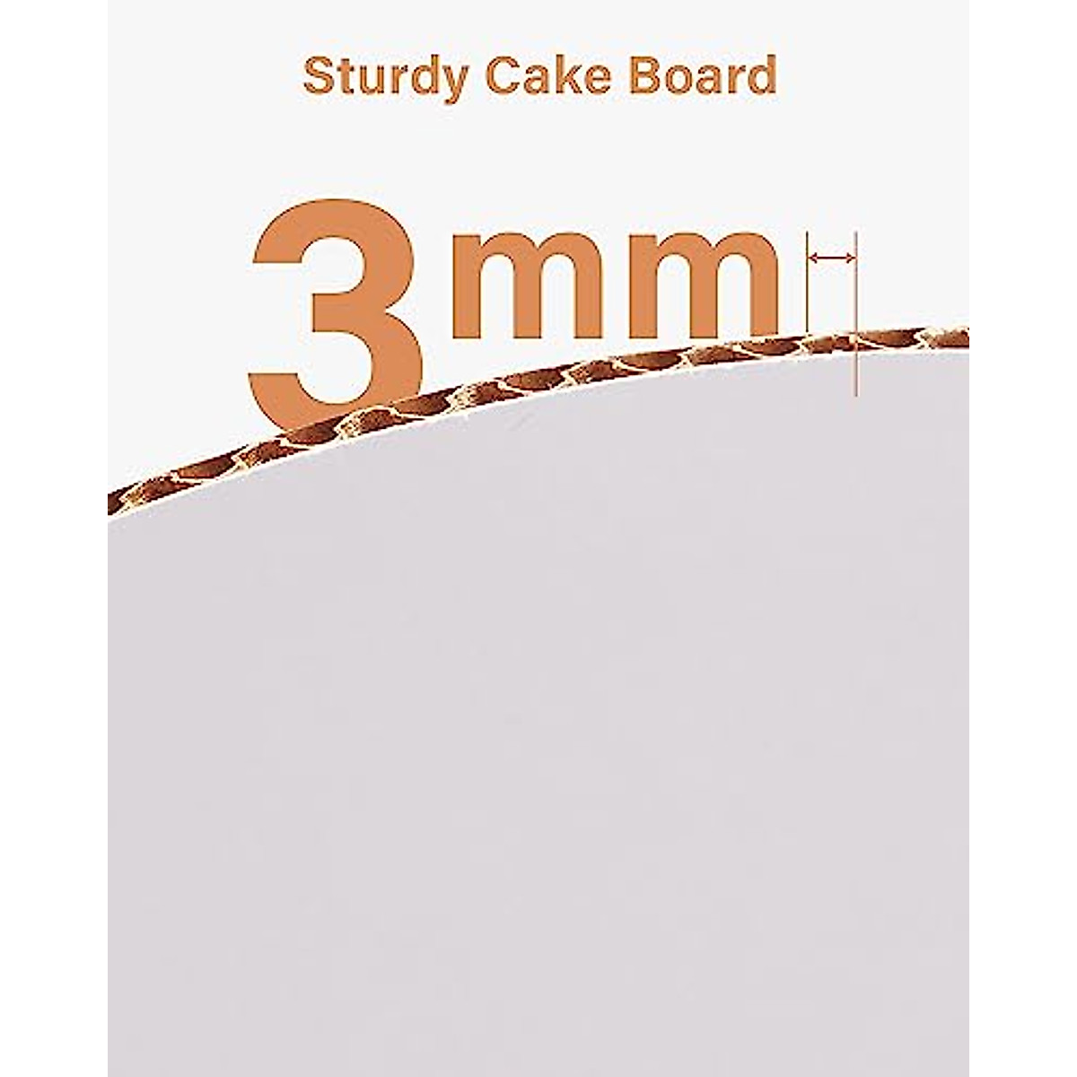 Kootek Cake Boards Round 30 Pack, Cake Decorating Kits Circle Cardboard Round Base 6, 8 and 10 inch, Cake Plate 10 of Each Size