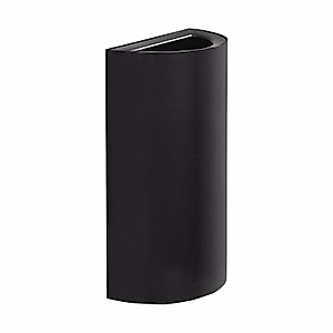 Safco Mixx Recycling Center, Half-Round Receptacle, 23 Gallons