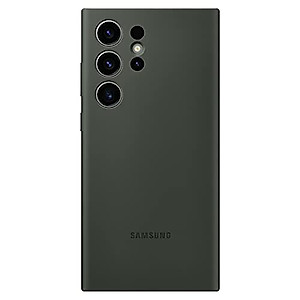 SAMSUNG Galaxy S23 Ultra Silicone Phone Case, Protective Cover w/Color Variety, Smooth Grip, Soft and Sleek Design, US Version, EF-PS918TGEGUS, Green 6.59 x 3.23 x 0.49 inches