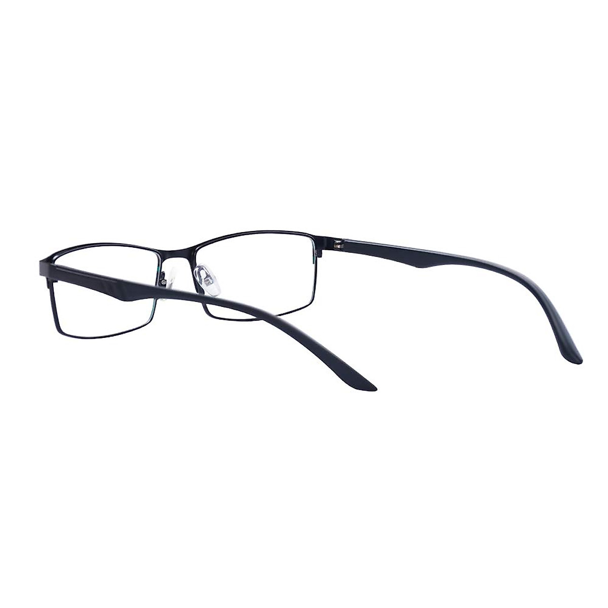 ALWAYSUV Retro Black TR90 Full Frame Nearsighted Myopia Shortsighted Glasses Transparent Lens Distance Glasses For Women/Men (Black, -1.50, x)