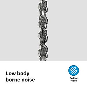 Sennheiser IE 200 In-Ear Audiophile Headphones - TrueResponse Transducers for Neutral Sound, Impactful Bass, Detachable Braided Cable with Flexible Ear Hooks - Black