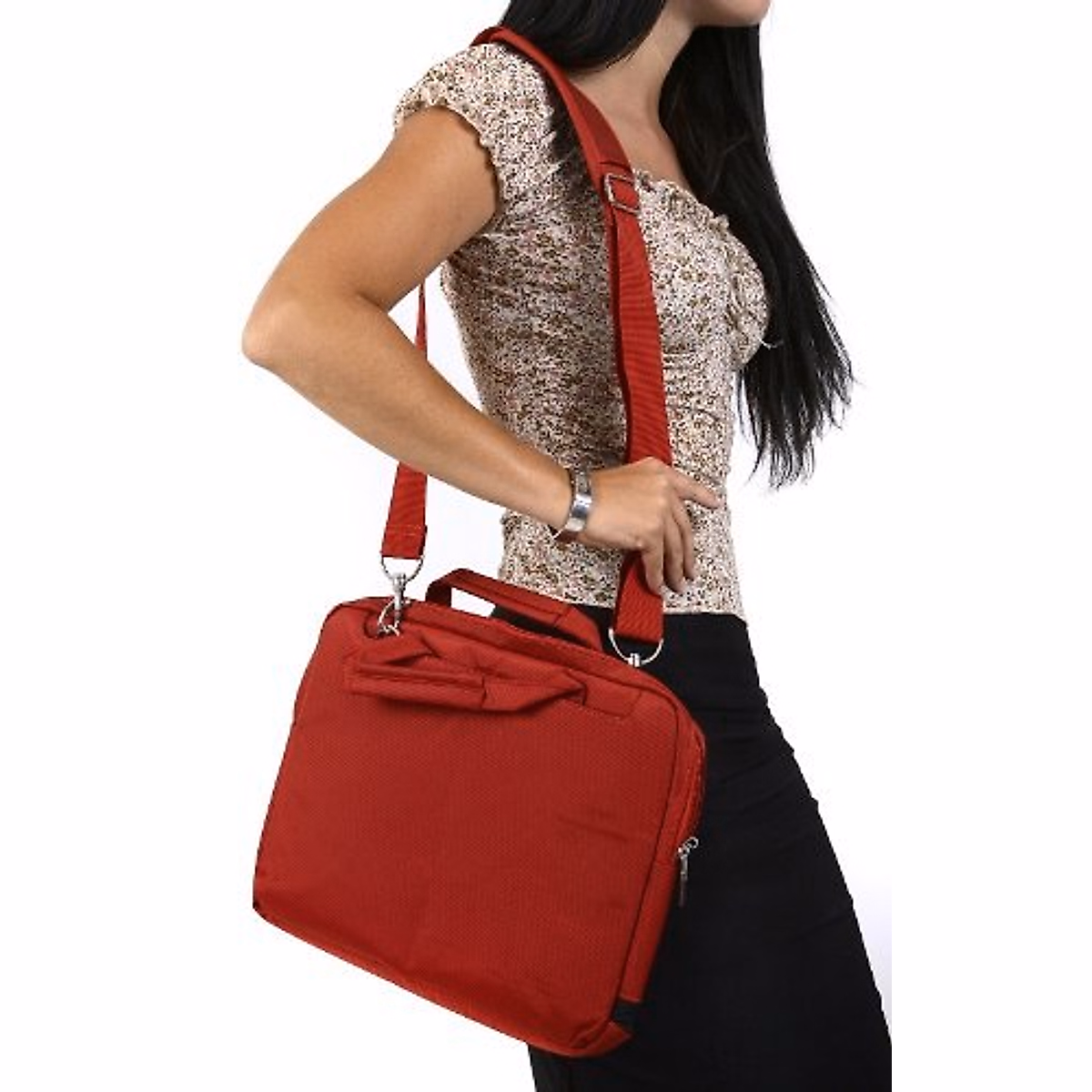 Navitech Red Case/Cover Bag Compatible with The Laptop/Notebook and Tablet PC's Compatible with The Sony VAIO Fit 15