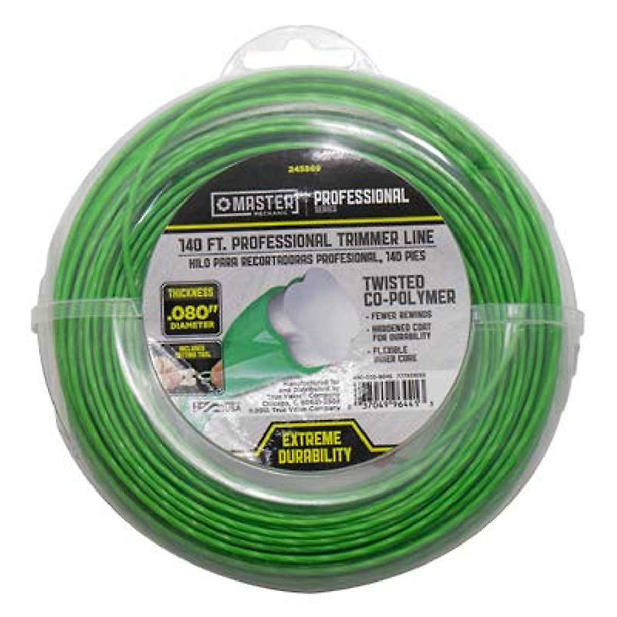 Master Mechanic 490-020-9046 140' .080" Professional Trimmer LINE