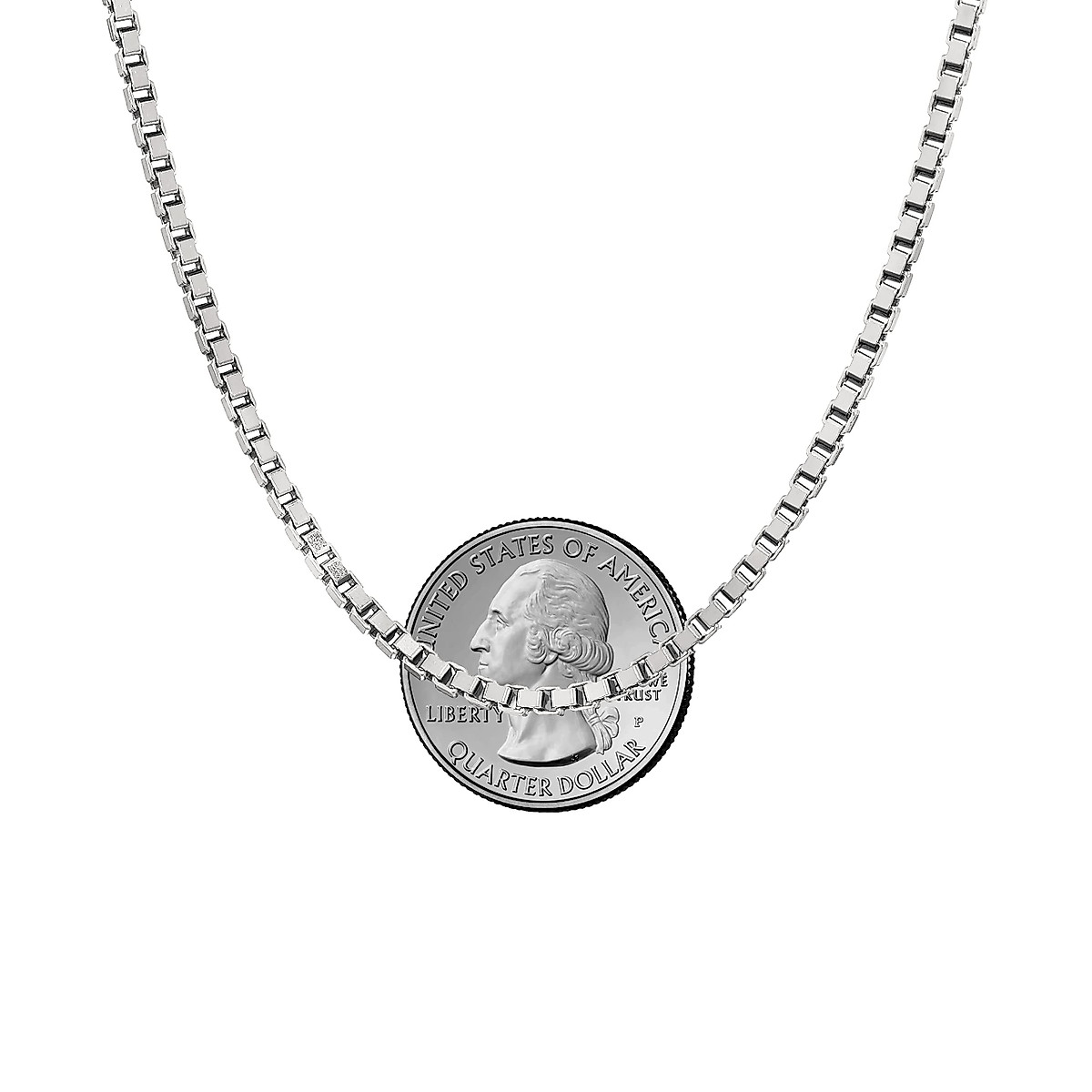 Savlano 925 Sterling Silver Solid 2.5MM Box Chain Necklace For Women & Men - Made in Italy Comes With a Gift Box (24 Inch)