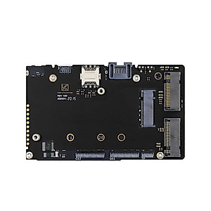 Khadas New M2X Extension Board is an Ultra-Thin Version of The Original M2X Board.It has M.2 Slots for Adding a 4G LTE Module and NVMe SSD to VIM3/VIM3L. A Nano-SIM Card Slot is Built Into The Board