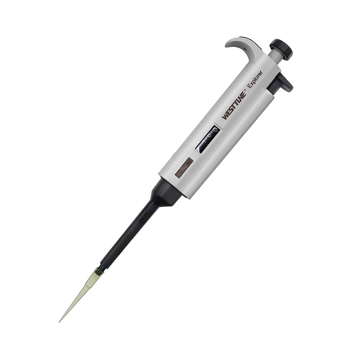 WEST TUNE 10-100μL Micropipette High-Accurate Pipettor Adjustable Variable Volume Single-Channel Pipette for Laboratory