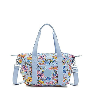 Kipling Women’s Art Mini Tote Bag, Lightweight Small Weekender, Nylon Travel Handbag, Wild Flowers