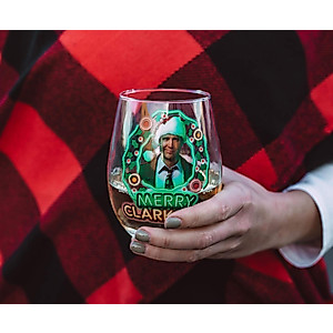National Lampoon's Christmas Vacation Merry Clarkmas Stemless Glass | 20 Ounces