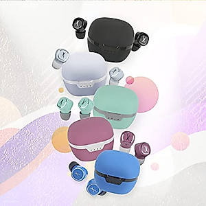 Altec Lansing NanoBuds 2.0 True Wireless Earbuds with Charging Case, TWS Waterproof Bluetooth Earphones with Touch Controls for Travel, Sports, Running, Working (Cool Grey)