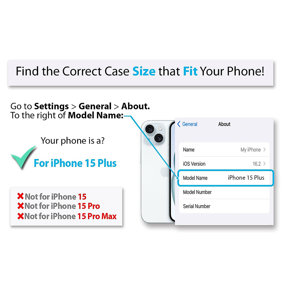 Coolwee Full Body Protective Hybrid 3 in 1 Rugged for Apple iPhone 15 Plus, 6.7 inch, Heavy Duty Shockproof Women Men Military Grade Protection Crystal Clear, Transparent