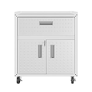 Manhattan Comfort Fortress Storage Units, White