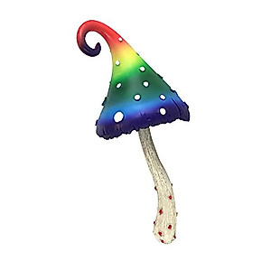 Magical Miniature Garden 7" Mushroom Collection (3 Pack) - 3 Fairy Garden Beautiful Miniature Mushrooms Included. A Gnome - Fairy Garden Accessory