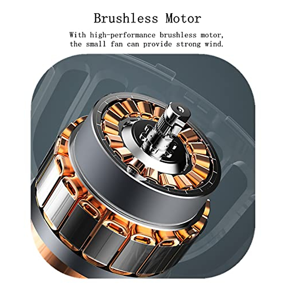 Aheadife Handheld Mini Fan,Portable USB Rechargeable Fan,Small Personal Fan Pocket Desktop Table Quiet Hand Fan with Strong