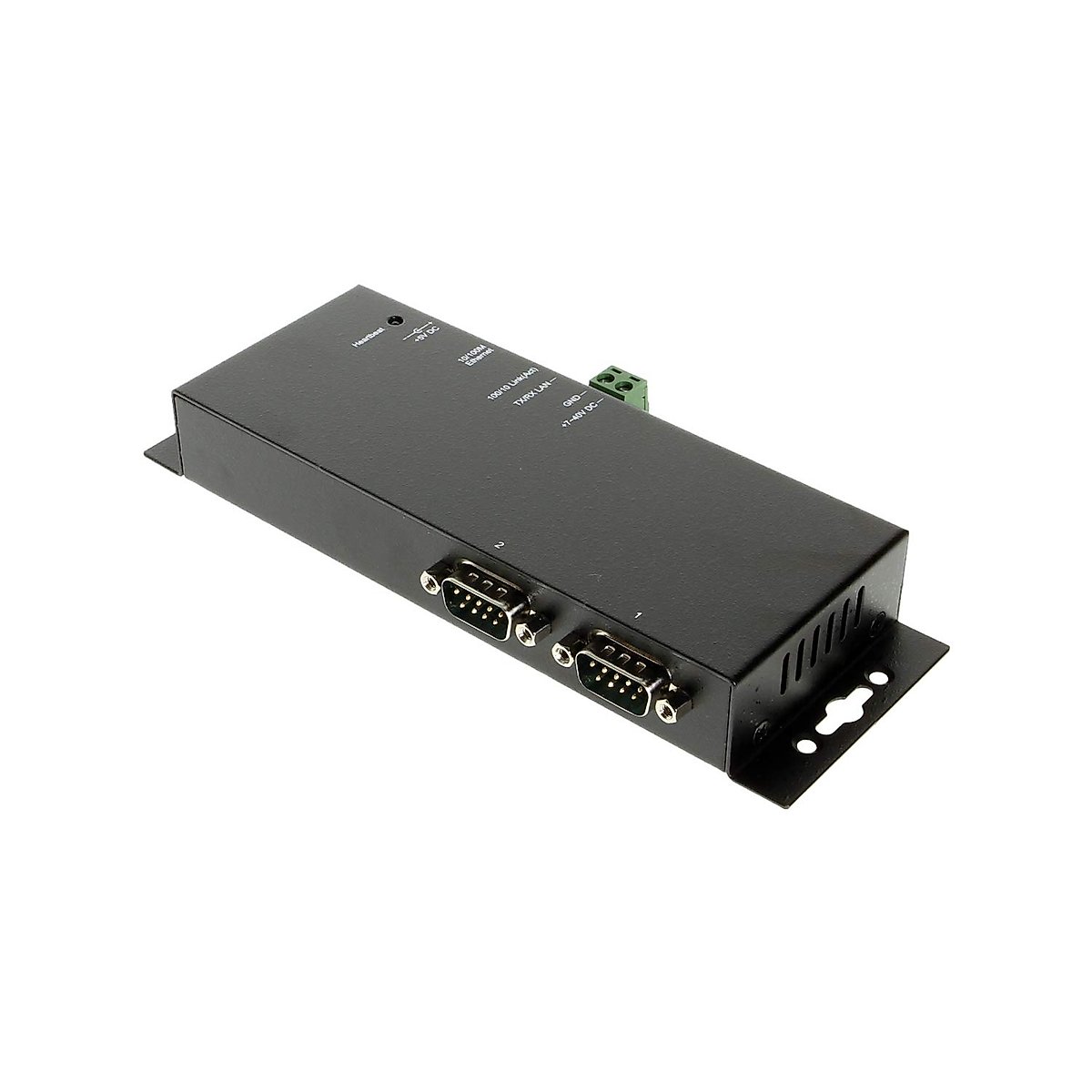 SerialGear Industrial 2-Port RS-232 to Ethernet Data Gateway TCP/IP