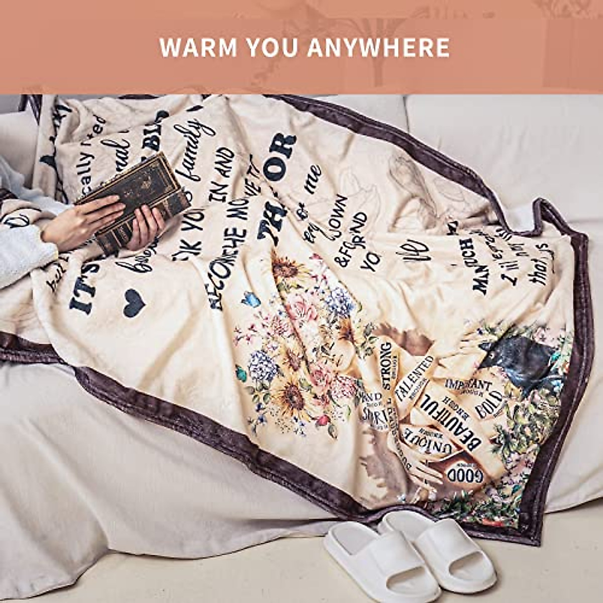 Soft Throw Blanket （50"x60"） Mothers Day Birthday Gifts for Mom from Daughter Blanket for Mom Best Mom Ever Gifts Mom Blanket I Love You Blanket Fluffy Blankets Gifts for Moms Who Have Everything